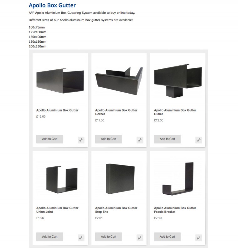 MaterialSpecificationAluminiumBoxGuttering-Apollo - Value Mobile Homes