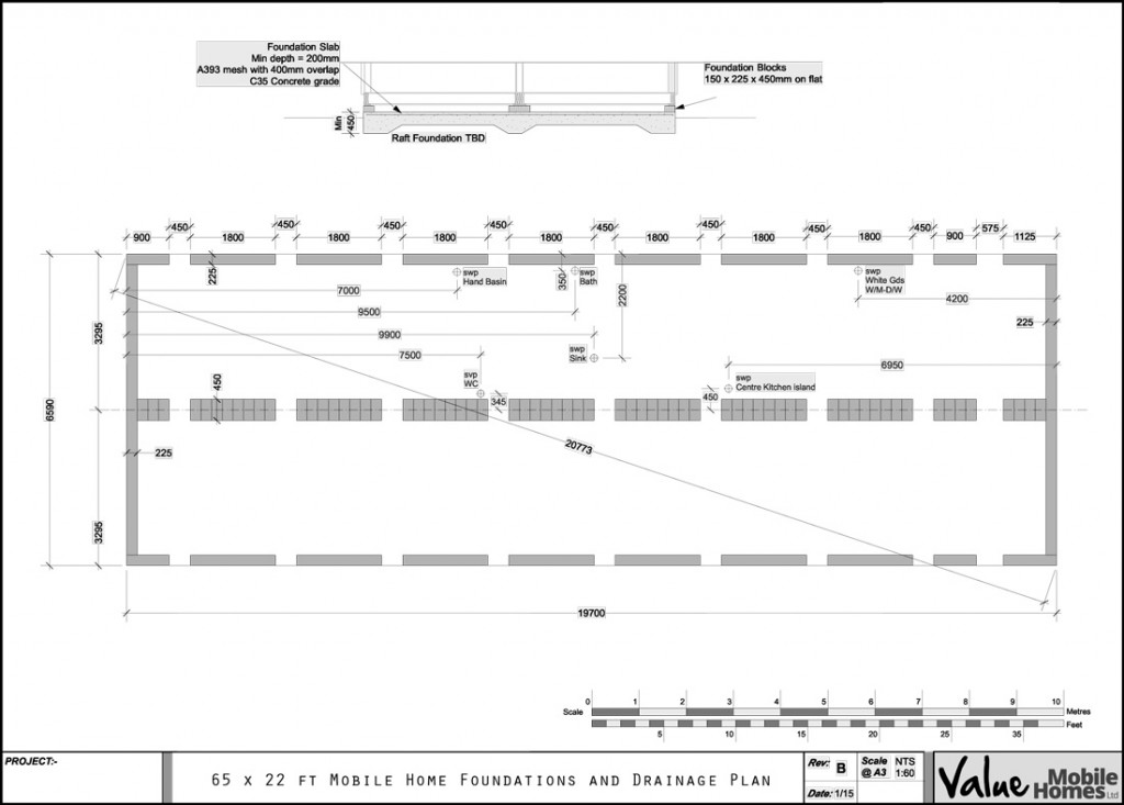 Mobile Home Specification - Ground works and Foundations - Value Mobile ...